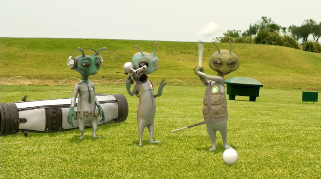 Alienígenas en el Golf - Golf hoyo a hoyo